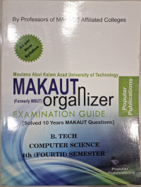 CSE 4th Semester MAKAUT Organizer 2025